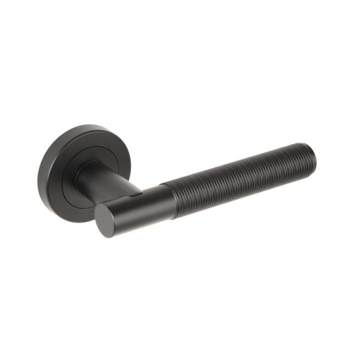 Halo Handle Set Matt Black - Finewood Doors